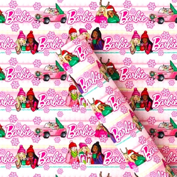 Barbie | Holiday | Barbie Christmas Gift Wrap | Poshmark